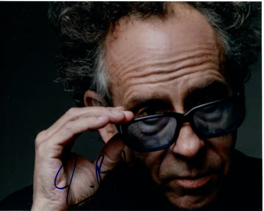Tim Burton Signed 8x10 Photo W/ Hologram Coa - Etsy