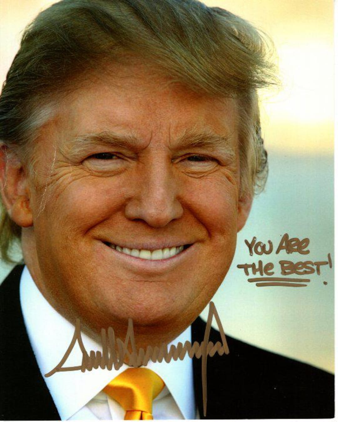 Donald Trump Signed 8x10 Photo W/ Hologram Coa - Etsy