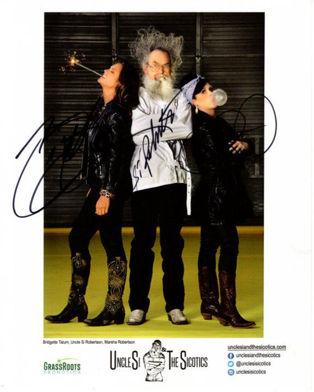 Uncle Si & the Sicotics Signed 8x10 Duck Dynasty Photo W/ Hologram Coa ...