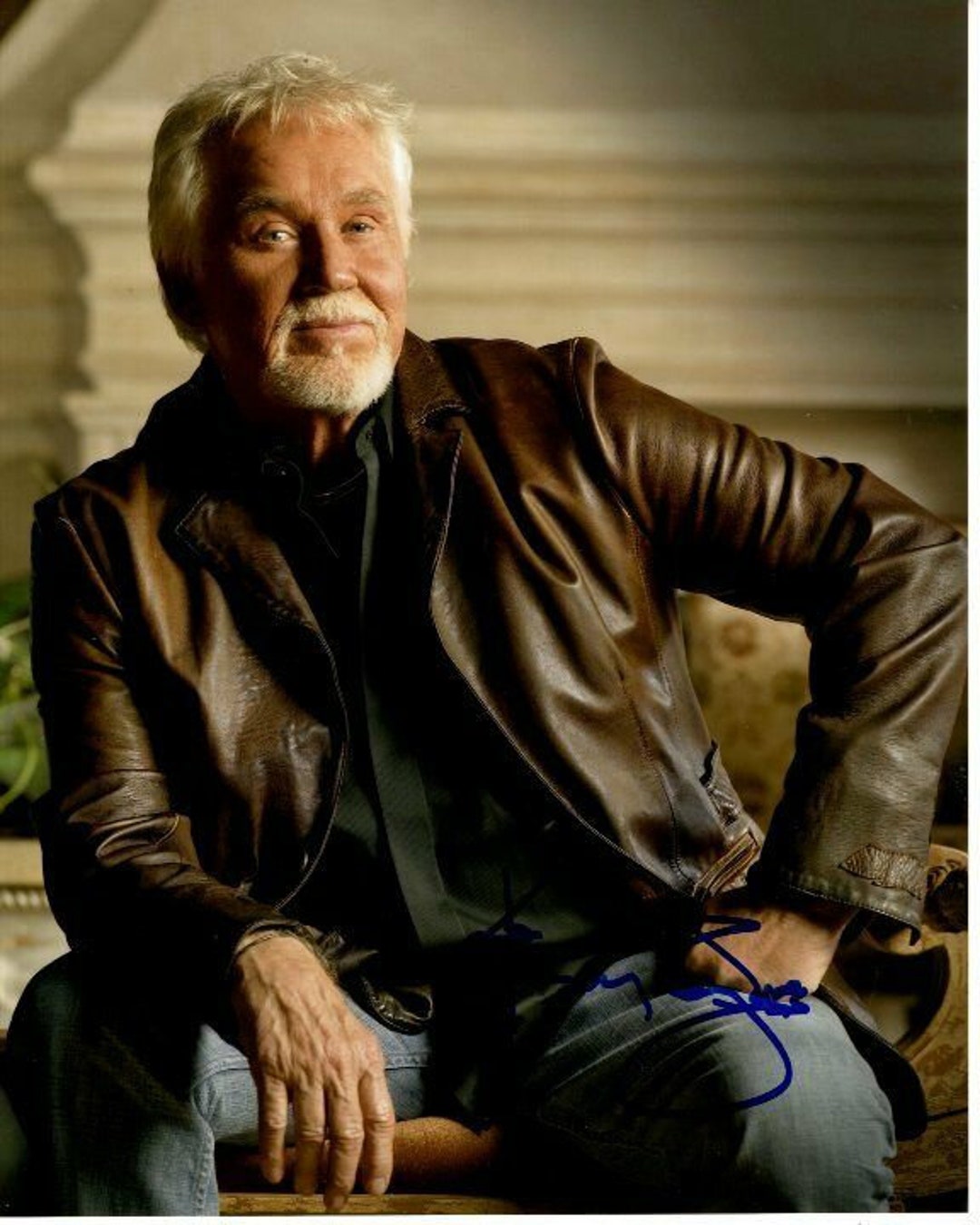 Kenny Rogers Signed Photo W/ Hologram Coa - Etsy