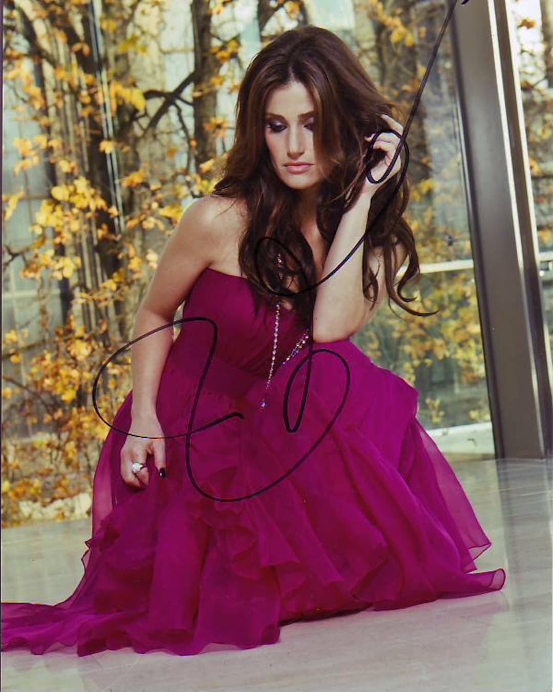 Idina Menzel Signed 8x10 Photo W/ Hologram Coa - Etsy