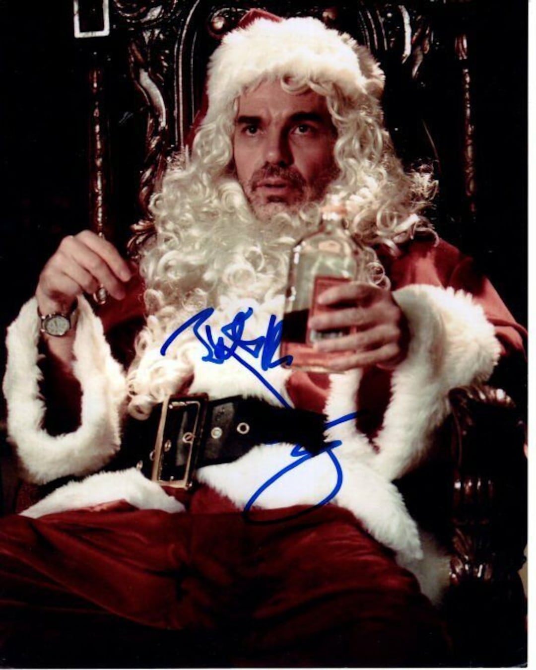 Billy Bob Thornton Signed 8x10 Bad Santa Willie Photo W/ Hologram Coa ...