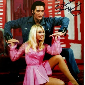 Susan Henning Signed W/ Elvis Presley '68 Comeback Special Photo W ...