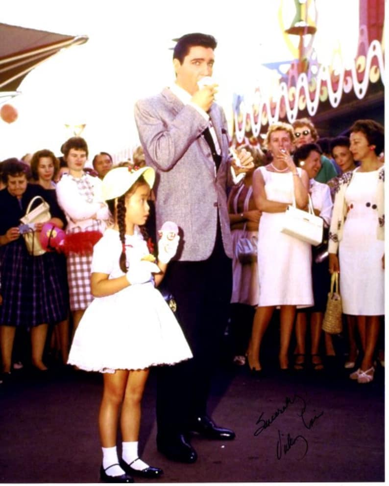 Vicky Tiu Signed 8x10 It Happened at the World's Fair Photo W/ Hologram ...