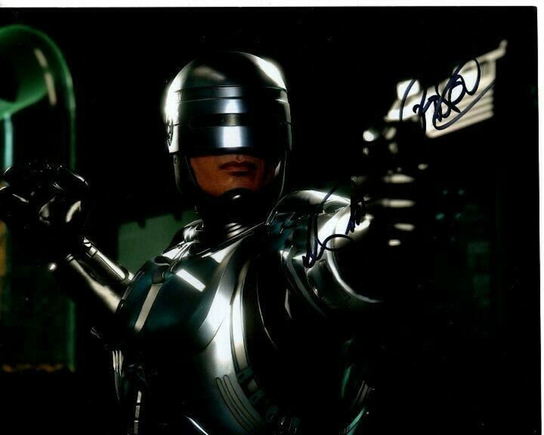 Peter Weller Signed 8x10 Robocop Photo W/ Hologram Coa - Etsy