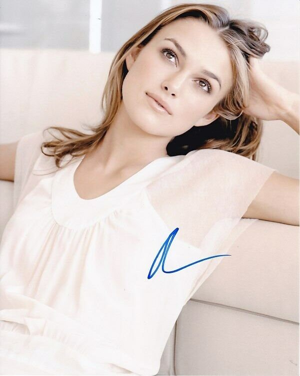 Keira Knightley Signed Photo W/ Hologram Coa - Etsy
