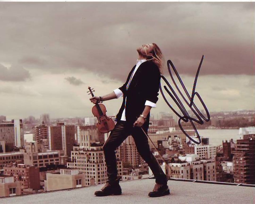 David Garrett Signed Photo W/ Hologram Coa - Etsy