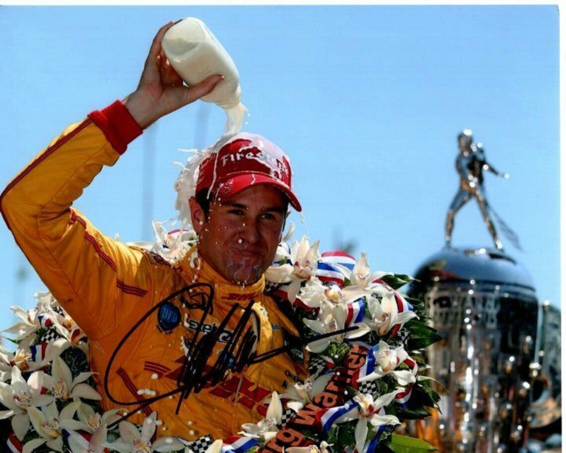 Ryan Hunter-reay Signed Indycar Indy 500 Winner Race Driver Photo W ...
