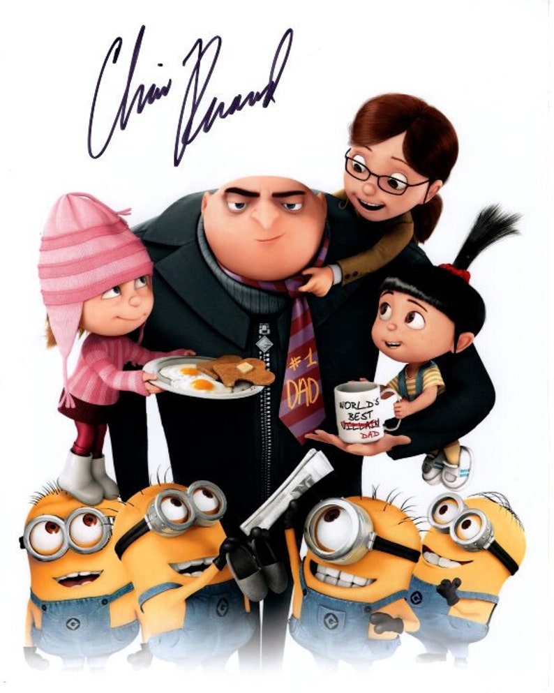 Chris Renaud Signed 8x10 Minions Photo W/ Hologram Coa - Etsy