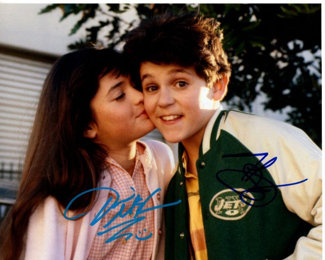 Danica Mckellar And Fred Savage Signed Autographed 8x10 The Wonder