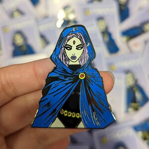 Raven Teen Titans Enamel Pin - Etsy