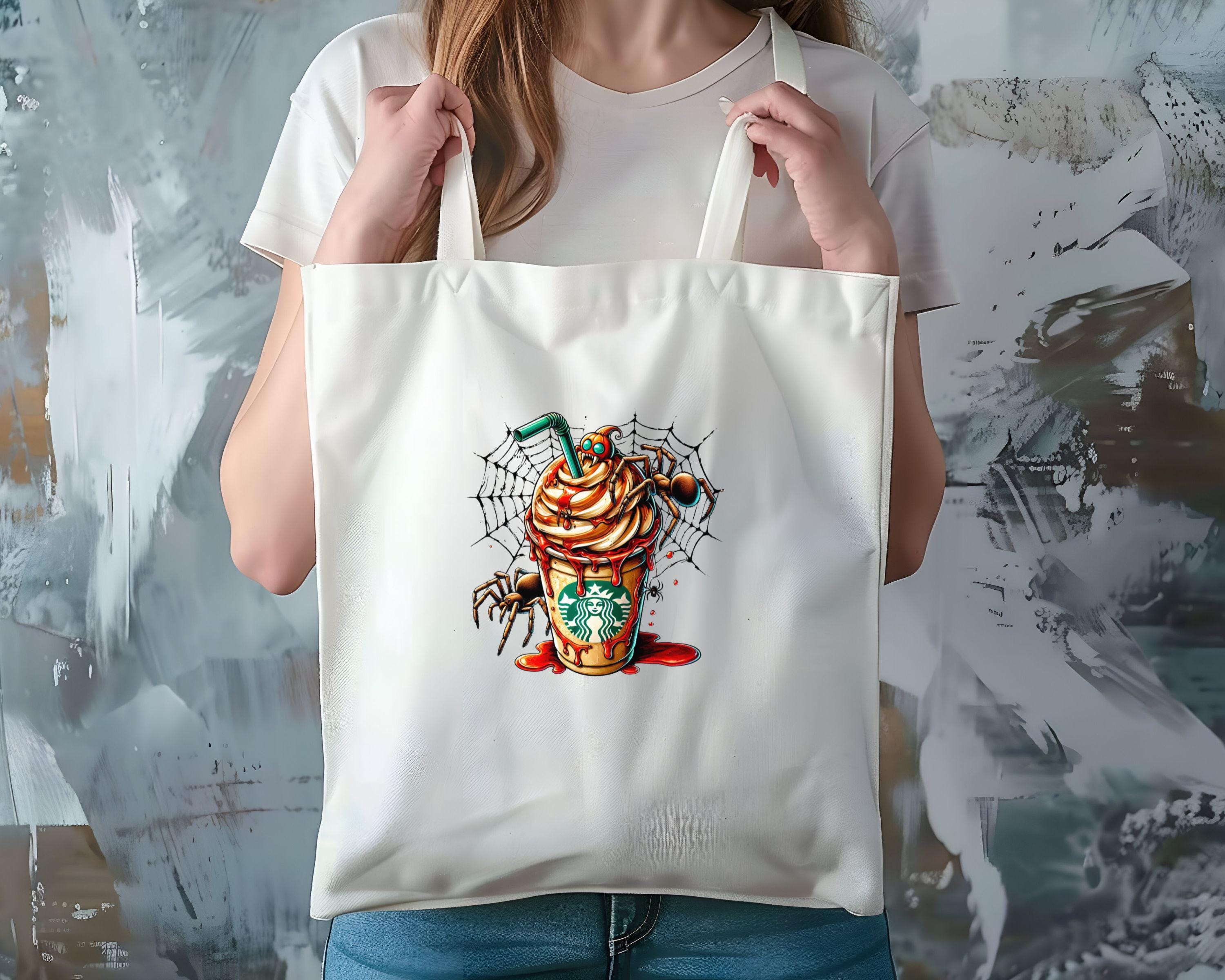 Spooky Caramel Frappe With Spiders PNG - Halloween Design (digital ...