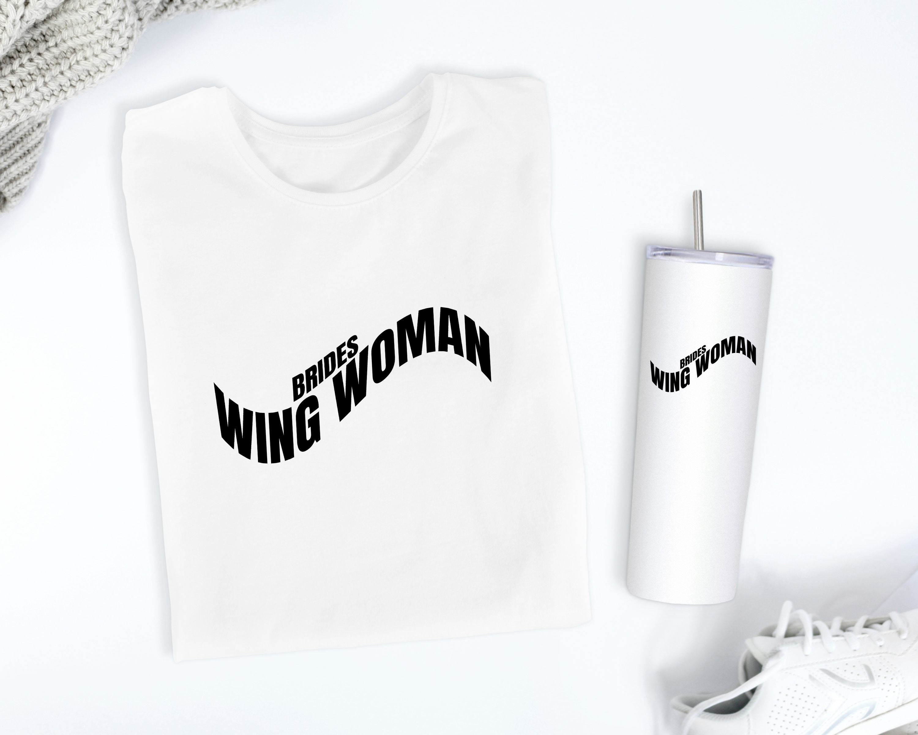 Brides Maid T Shirt Brides Wing Woman Png Wedding Party Apparel Brides ...
