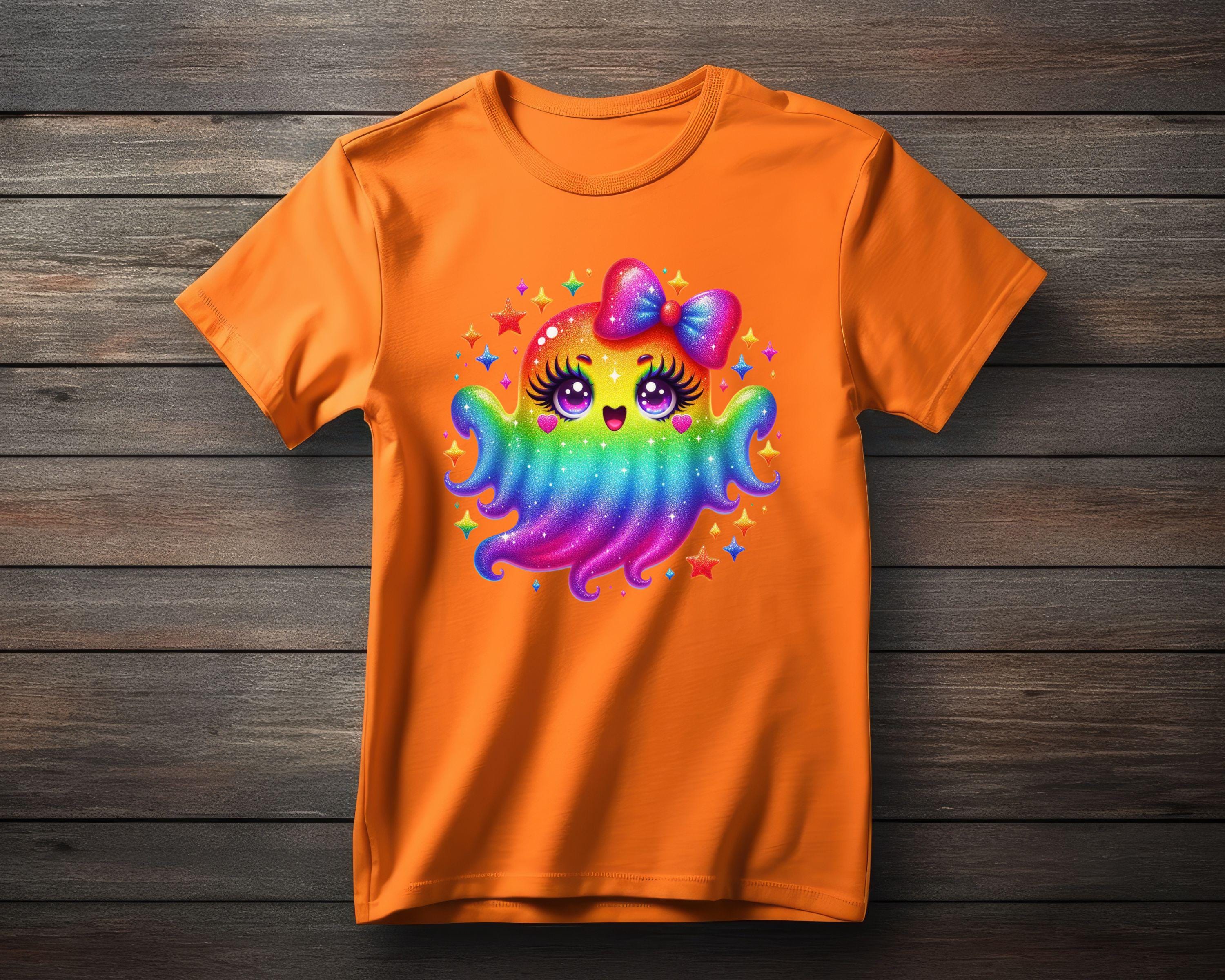 Rainbow Floating Ghost Png Cute Halloween Clipart Design Cute Halloween ...