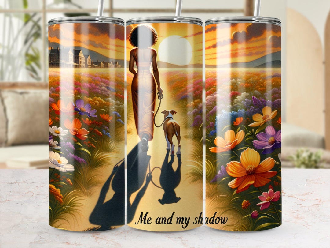 Me and My Shadow Digital Tumbler Wrap, PNG Design, Sublimation Tumbler ...