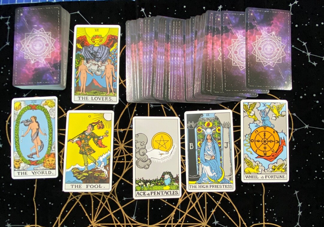 Beginner Tarot Card Deck With Bag & Velvet Cloth Tarot Deck for ...