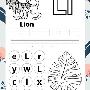 Printable Digital Alphabet Worksheets for Kids Ages 3+ - Etsy