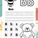 Printable Digital Alphabet Worksheets for Kids Ages 3 - Etsy