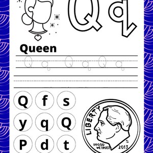 Printable Digital Alphabet Worksheets for Kids Ages 3+ - Etsy