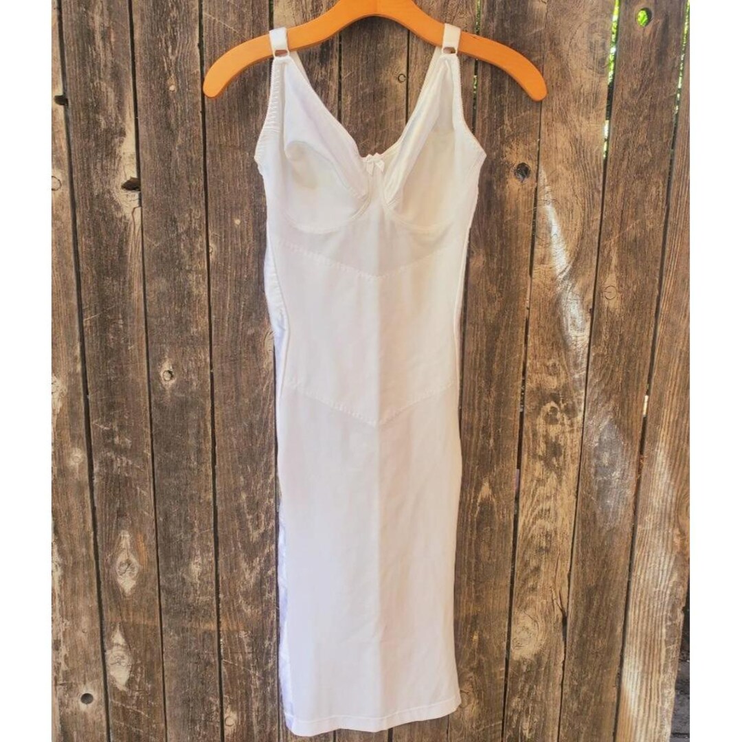 Vintage Crown-ette 38DD Womens White Full Shapewear Girdle Full Slip - Etsy