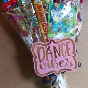 Dance Recital Candy Bouquet, Custom Candy and Snack Bouquet, Unique ...