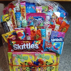 Full Size Candy and Snack Bouquet, Happy Birthday, Unique Gift for Him ...