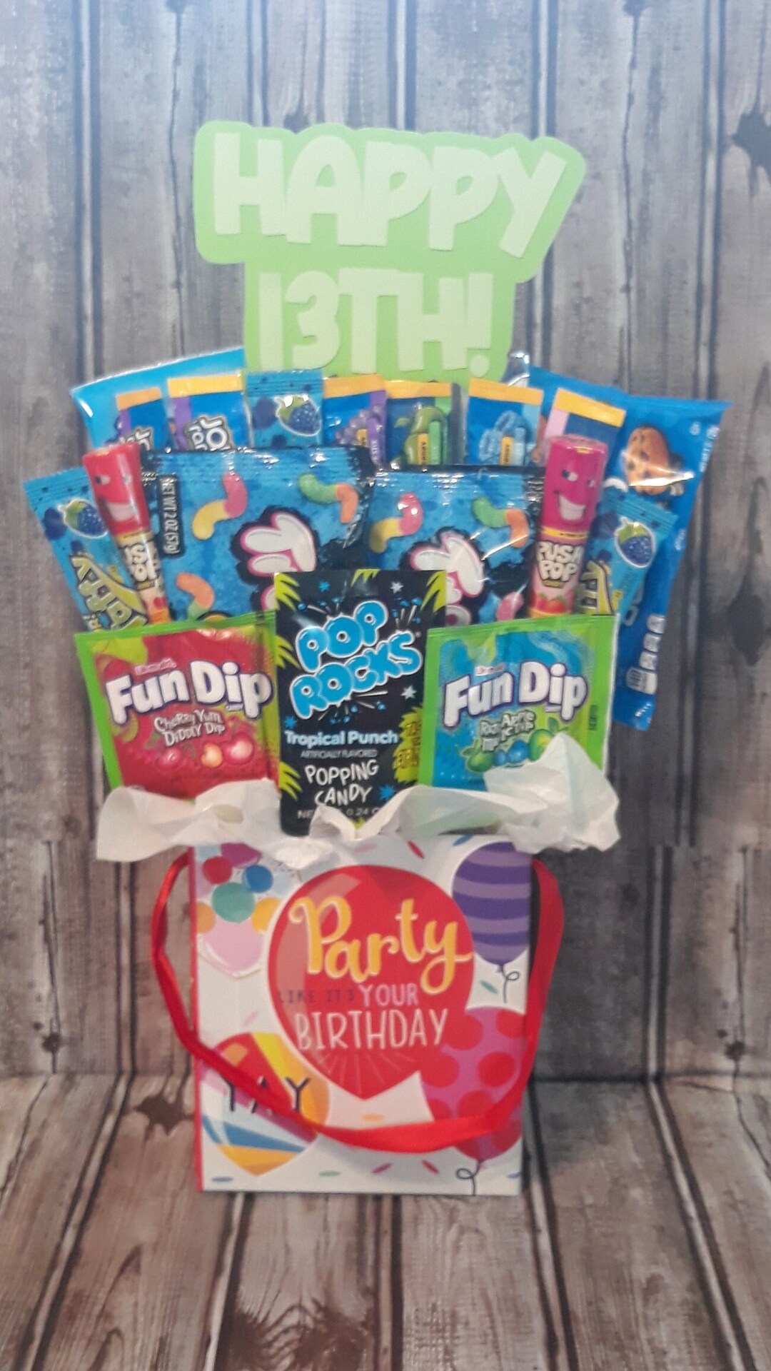 Personalized Candy and Cookie Bouquet| Happy Birthday Candy| Unique ...