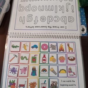 Preschool Busy Book, Hands-on Activities Preschool or Kindergarten ...