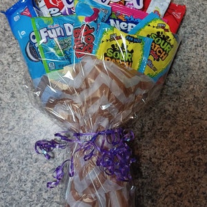 Dance Recital Candy Bouquet, Custom Candy and Snack Bouquet, Unique ...