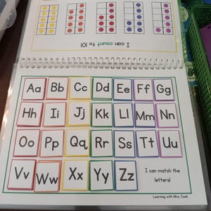 Preschool Busy Book, Hands-on Activities Preschool or Kindergarten ...