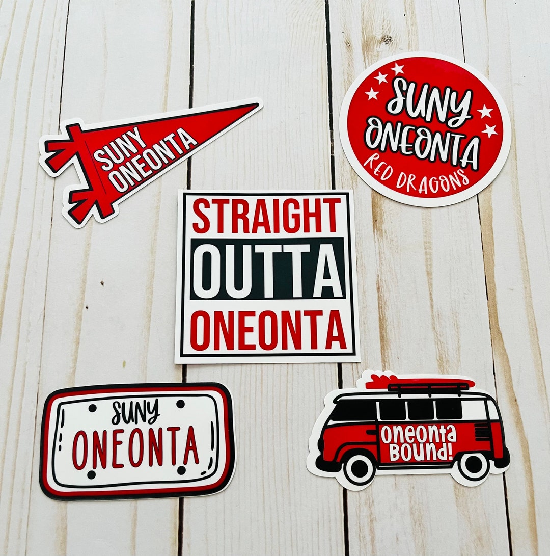 Custom College Sticker Pack Laptop Sticker College Sticker Water Bottle ...