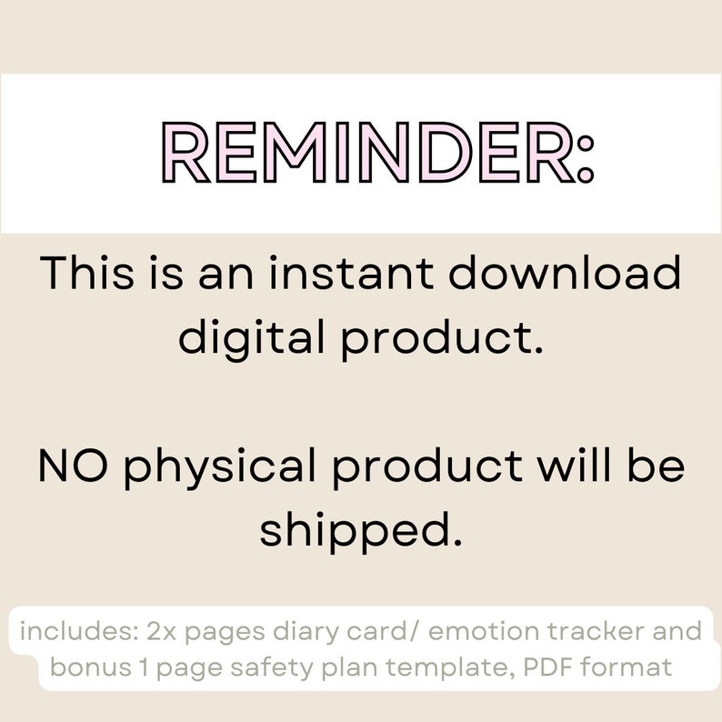 DBT Diary Skills Tracker FREE Safety Plan Template, Dialectical ...