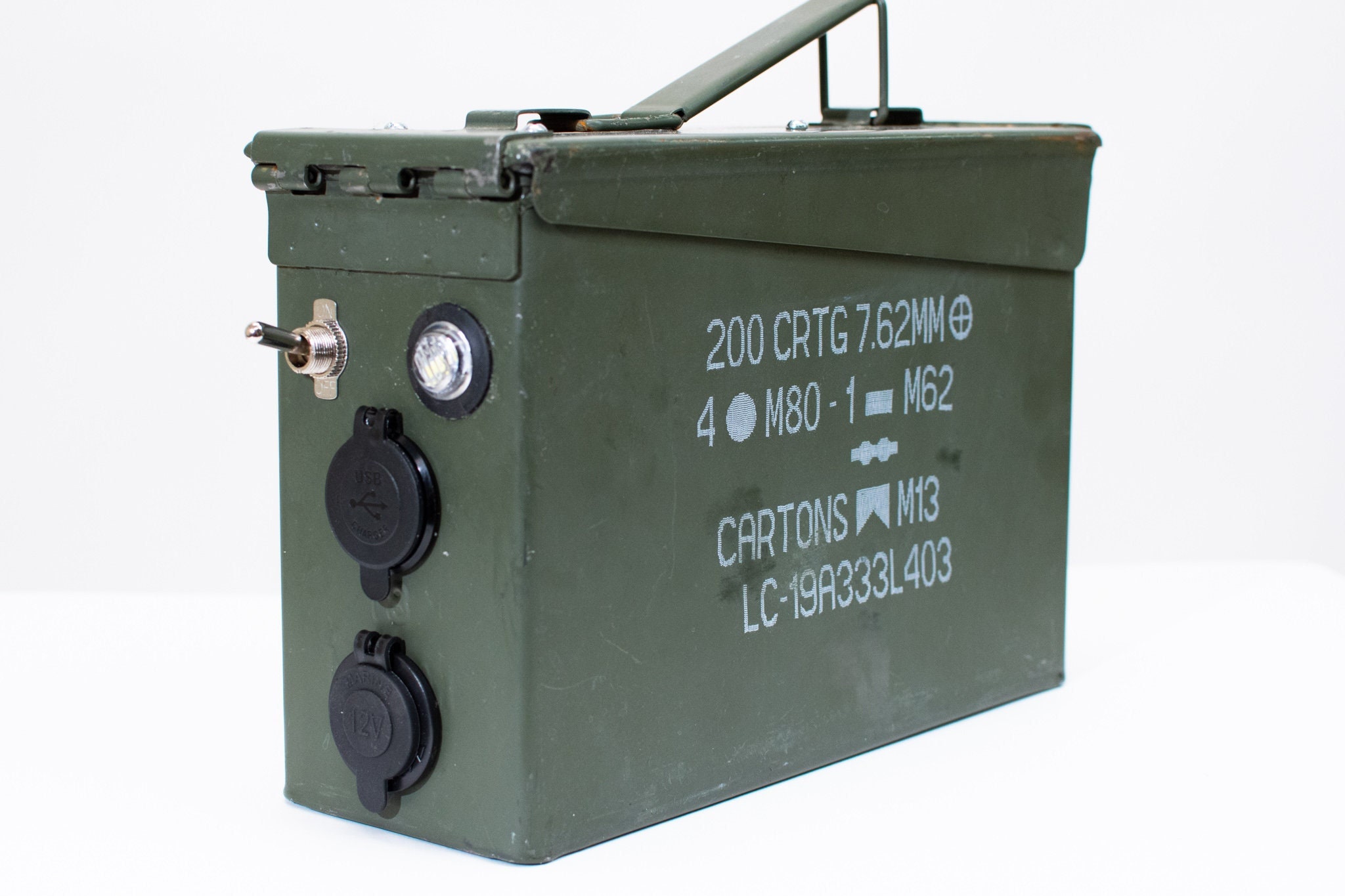 Solar Compatible 12v Ammo Can Battery Box - Etsy