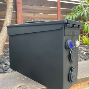 12v Solar Compatible Lithium Ammo Can Battery Box - Etsy