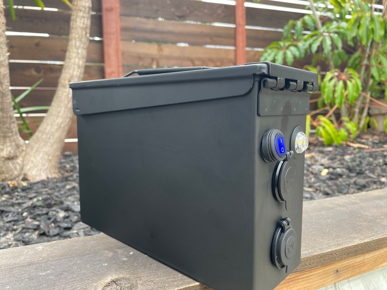 12v Solar Compatible Lithium Ammo Can Battery Box - Etsy