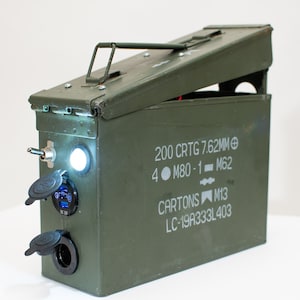 Solar Compatible 12v Ammo Can Battery Box - Etsy