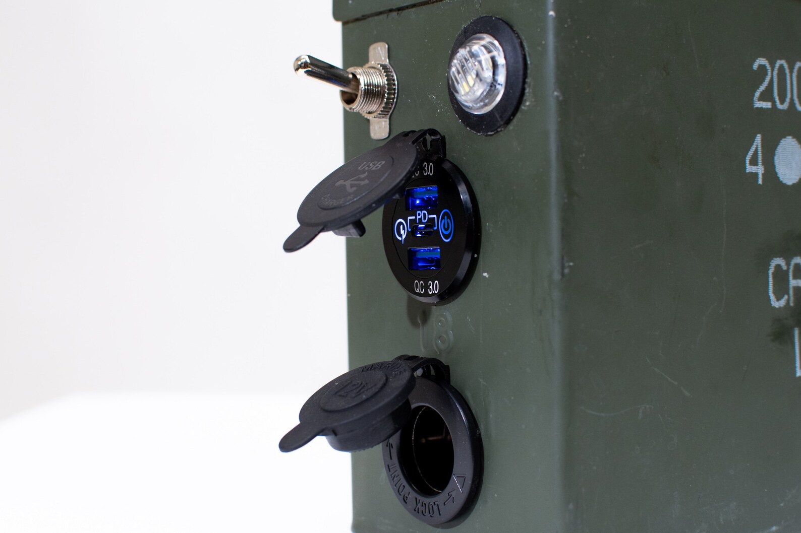 Solar Compatible 12v Ammo Can Battery Box - Etsy