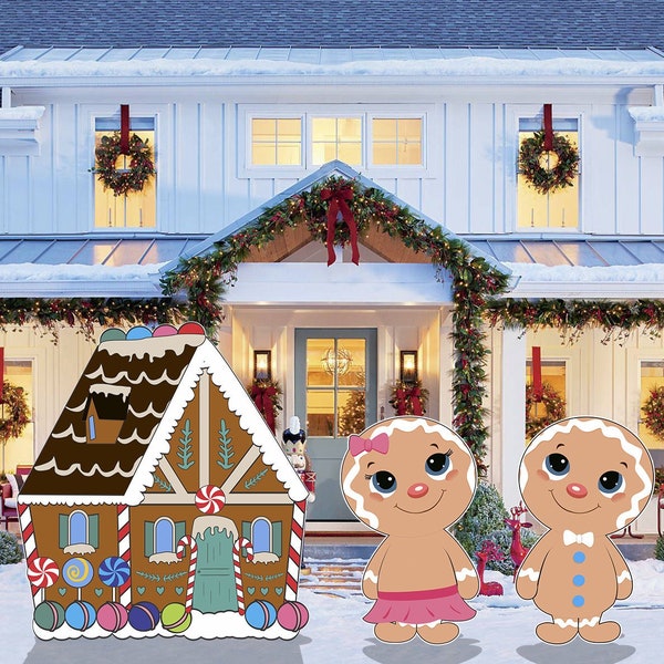Outdoor Gingerbread Decor - Etsy