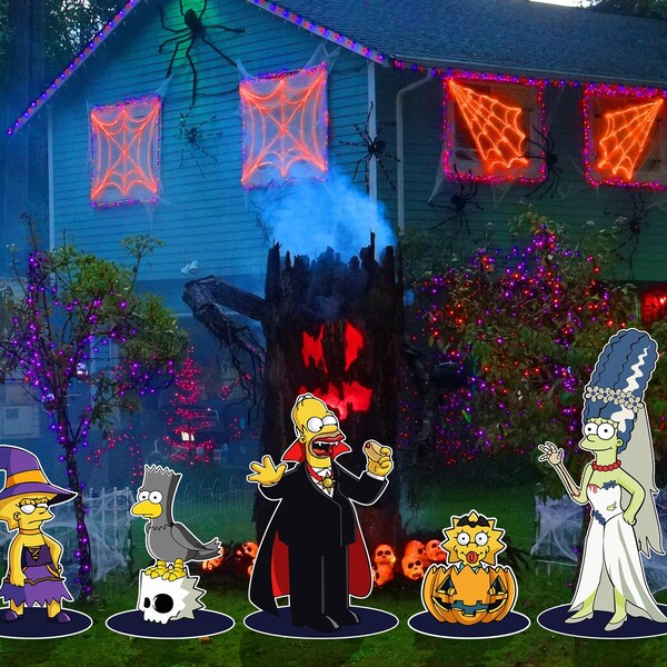 The Simpsons Yard Signs - Etsy