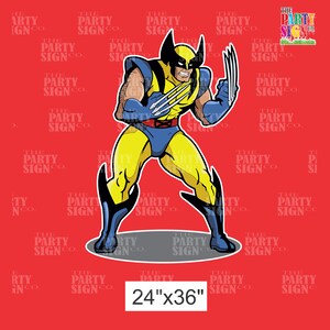 DEADPOOL & WOLVERINE Decoration Indoor Outdoor Coroplast Corrugated ...