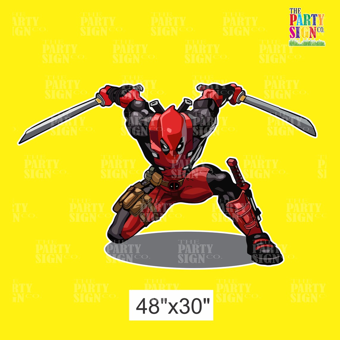 DEADPOOL & WOLVERINE Decoration Indoor Outdoor Coroplast Corrugated ...