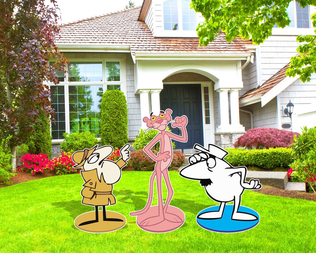 The Panther & Friends Decoration Indoor Outdoor Coroplast Corrugated ...