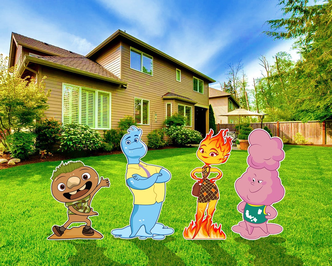 Elemental Friend Decoration Indoor Outdoor Coroplast Corrugated Plastic ...