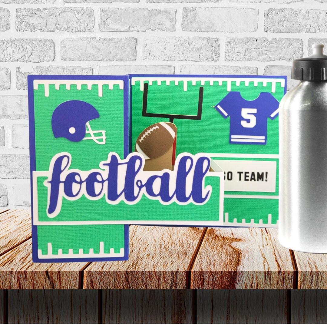 3D Pop-up Football Greeting Card: Birthday, Father's Day, All Occasion ...