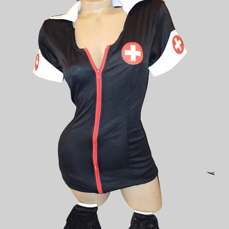 Sexy Nurse Costume Dress Etsy