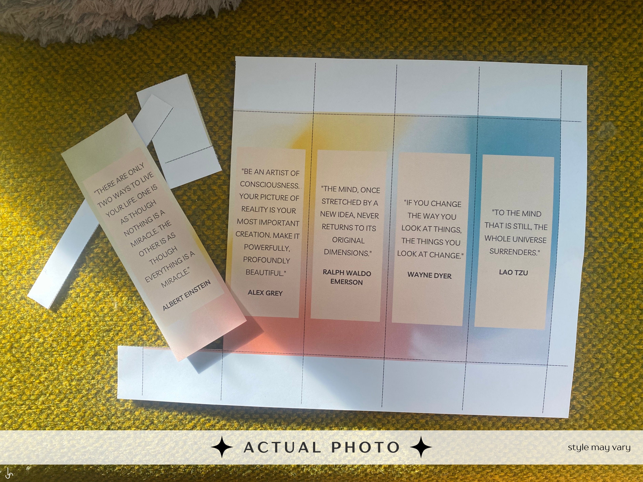WATER BOOKMARKS - Beautiful, Digital Bookmarks | Ready to Print or ...