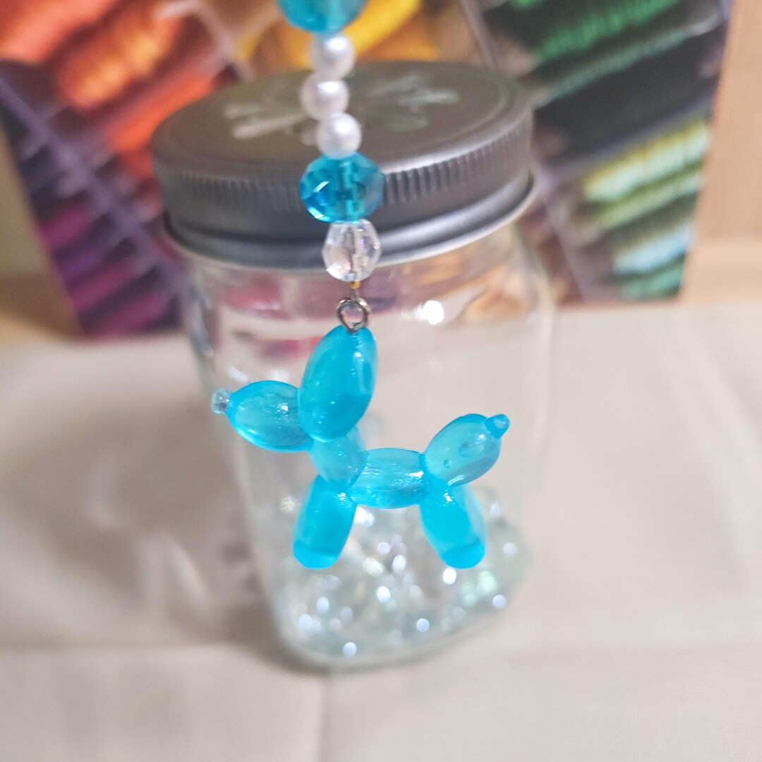 Glow-in-the-dark Balloon Dog Scissor Fob for Stitchers - Etsy