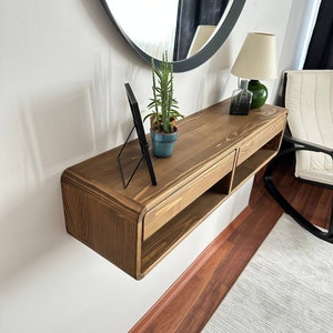 Floating Dressing Table With Drawers, Makeup Organizer, Dressing Table ...