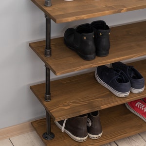 Wheeled Shoe Rack- Shoe Storage - Entryway Organizer- Shoe Organizer ...