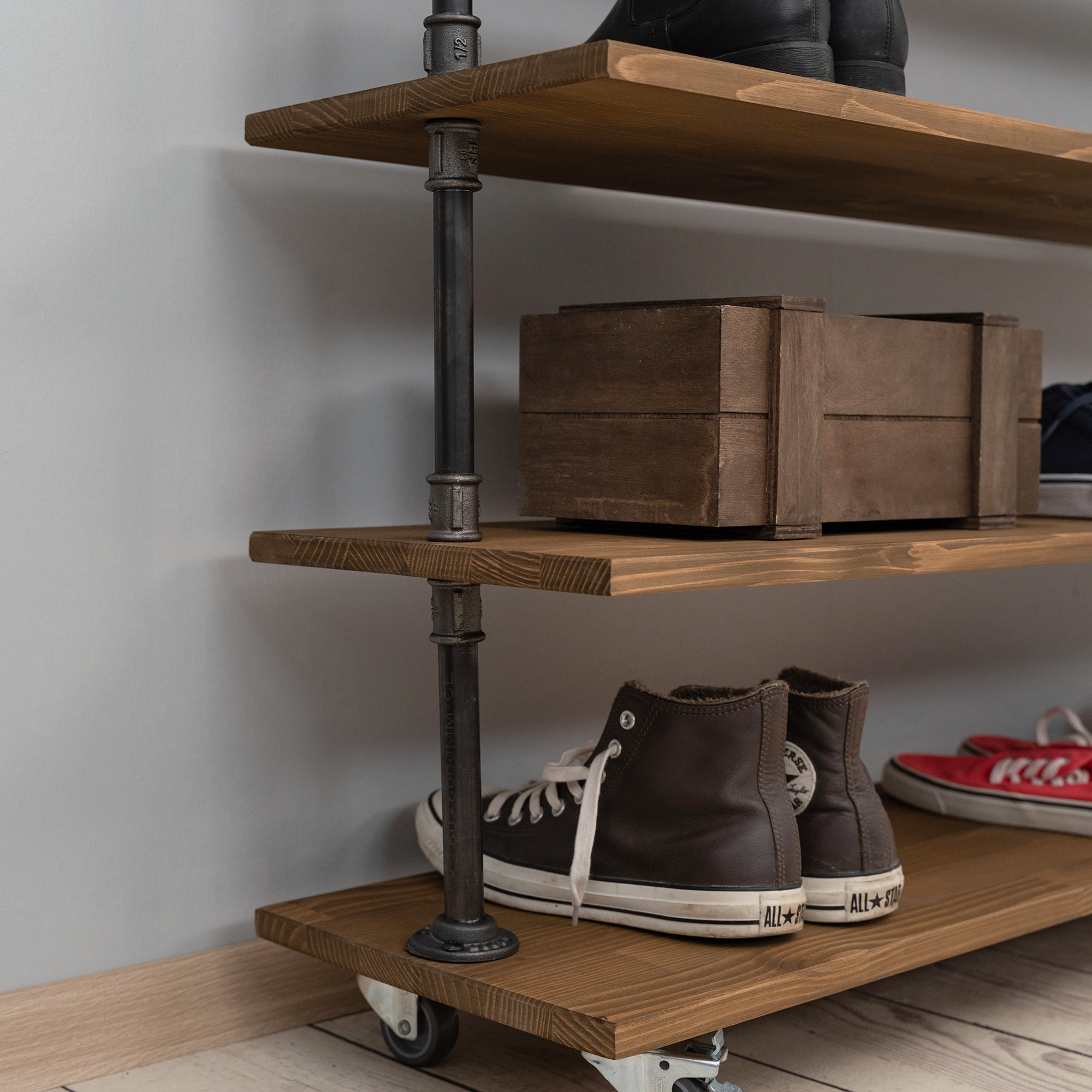 Wheeled Shoe Rack Shoe Storage Entryway Organizer Shoe - Etsy Singapore
